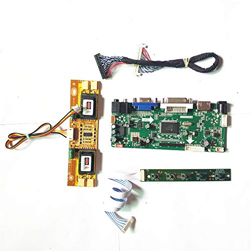 for LM201WE3-TLF5/TLF6 LCD Monitor Panel MNT68676 Display Controller Drive Card VGA HDMI DVI 1680 * 1050 20.1" LVDS 30Pin CCFL kit (LM201WE3-TLF5)