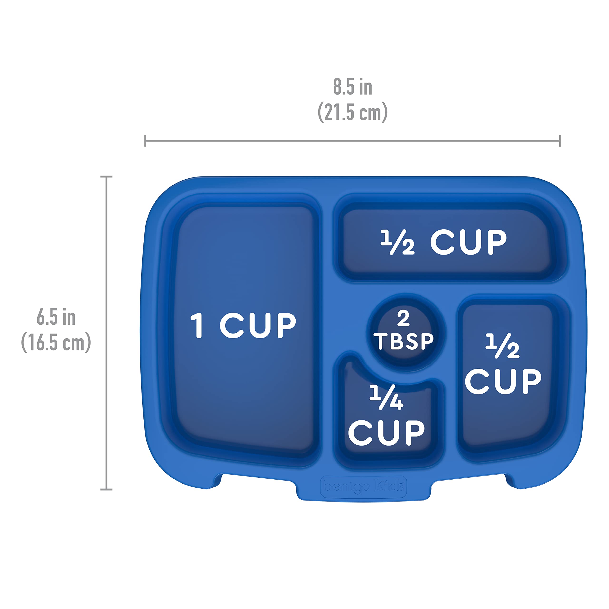 Bentgo Kids Tray with Transparent Cover (Blue)