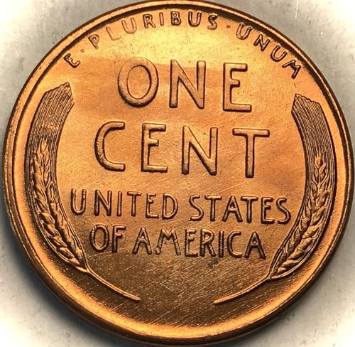 1955 S Lincoln Wheat Cent Red BU MS Penny Seller Mint State