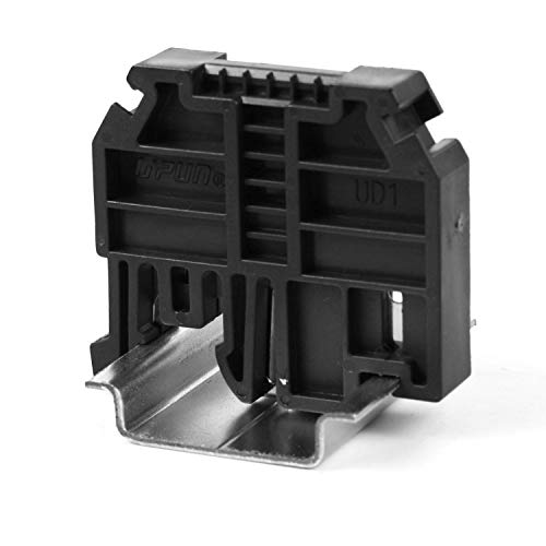 ASI ASIUD1B Din Rail Mounted Snap-On End Stop End Clamp (Pack of 25)