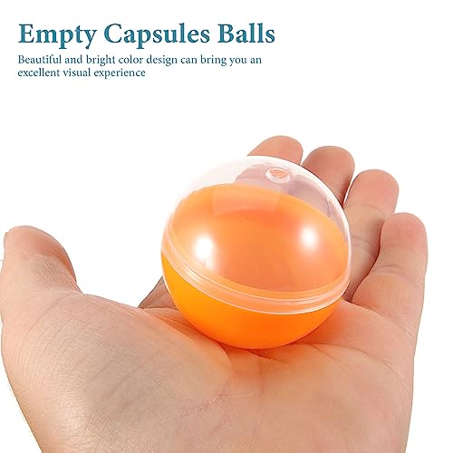 ABOOFAN Gum 50pcs Small Round Capsules Clear Containers Toys Empty Fillable Capsules Twisted Balls for Gumball Vending Machines Surprise Gift Vending Machine