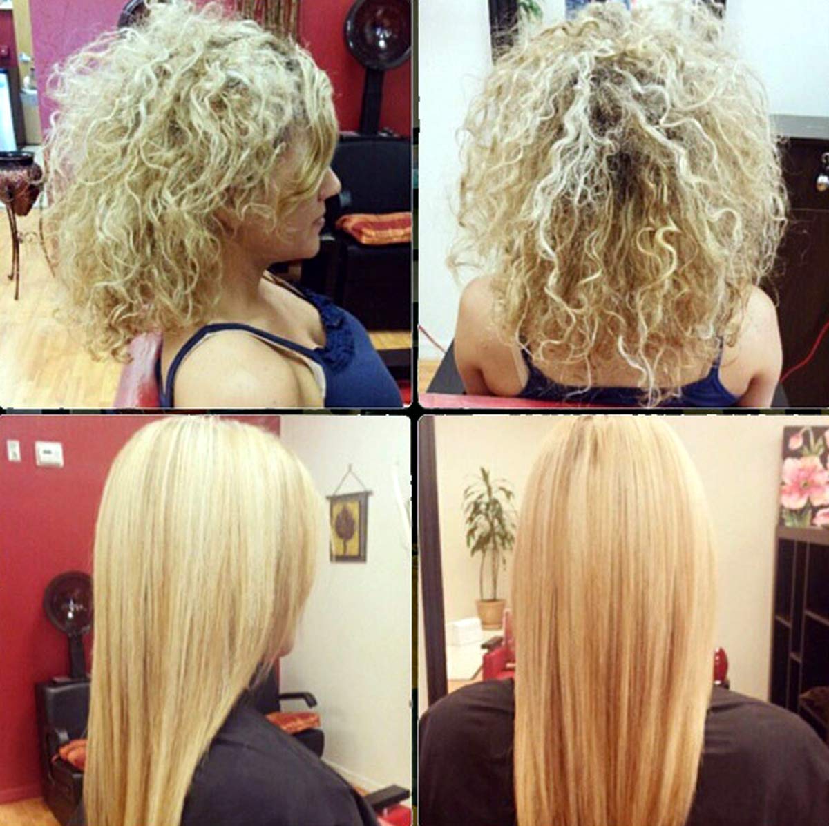 Moroccan Keratin Most Effective Brazilian Keratin Hair Treatment Straightening Complex Blowout Smoothing Natural Organic Results Salon Formula Clarifying Shampoo and Applicator Brush