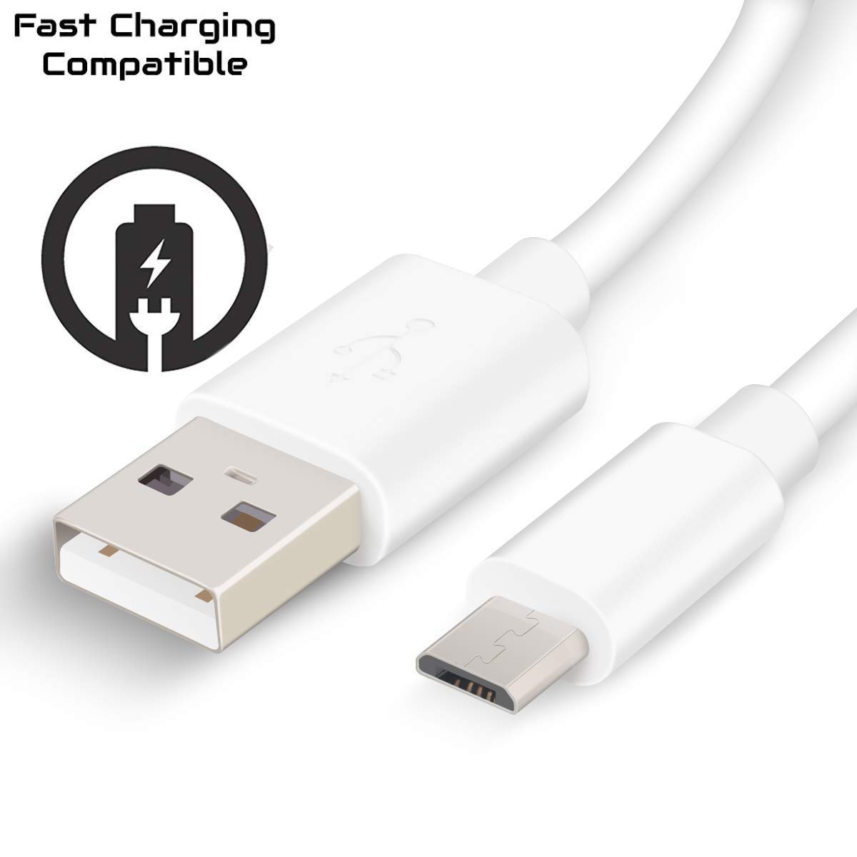 2 Pack 20FT PS4 Controller Charger Charging Cable – Micro USB High Speed Fast Data Cord for Playstation 4, PS4 Slim, Xbox One Controller, Wyze Cam 1080p, Pan, Blink XT Home Security Cam, Arlo Pro 2