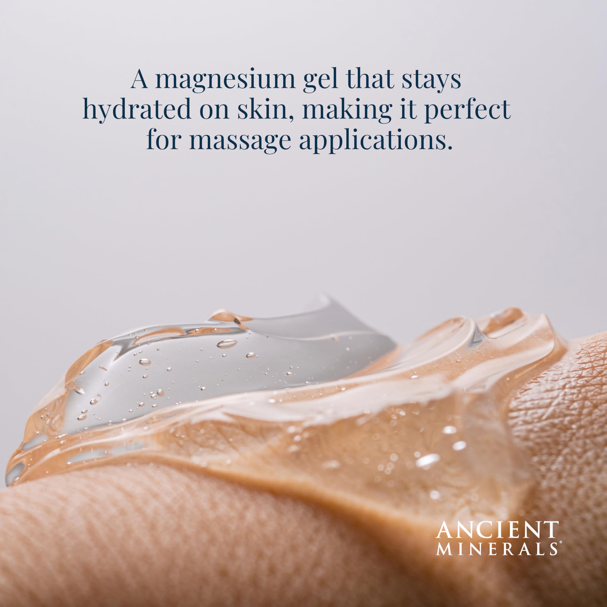 Ancient Minerals Magnesium Gel Ultra with OptiMSM and Aloe Vera - Topical Magnesium Gel Formula with MSM Best Used for Massage and Topical Application (8oz)
