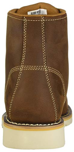 Carhartt womens 6 Inch Waterproof Wedge Steel Toe Work Boot, Brown Oil Tanned, 11.5 US
