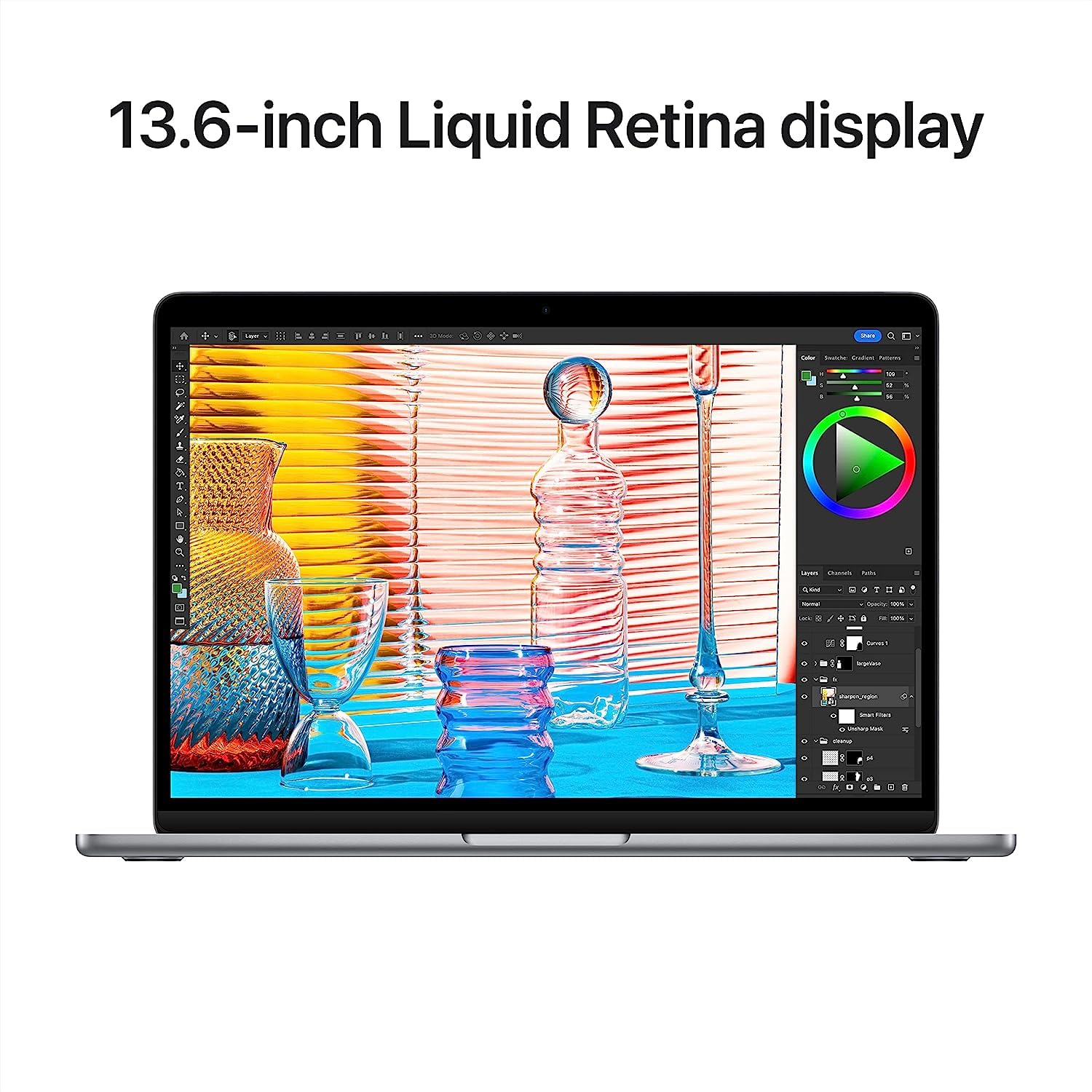 2022 Apple MacBook Air with Apple M2 Chip with 8-Core CPU (13-inch, 24GB RAM, 1TB SSD Storage) (QWERTY English) Space Gray (Renewed)