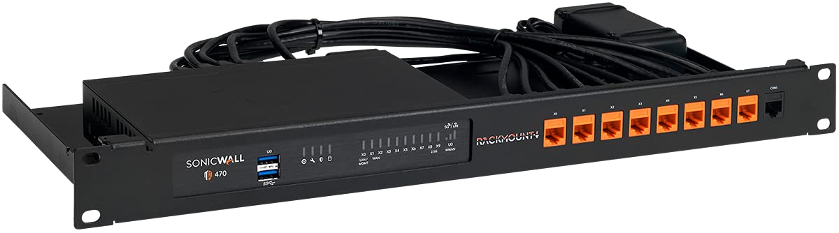 SonicWall TZ370 TotalSecure 1YR Essential Edition + Rackmount.IT Rackmount Kit RM-SW-T10 (02-SSC-6817 + RM-SW-T10)