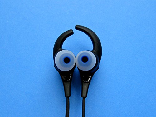 6pcs: 3 Pairs S/M/L (B) Left and Right Side Ear Stabilizers Helper Eartips Compatible with Jaybird Bluebuds X Earphones Headphones