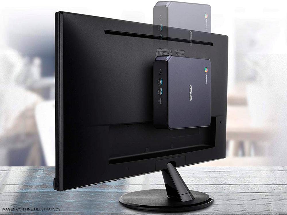 ASUS CHROMEBOX 3-N017U Mini PC with Intel Celeron, 4K UHD Graphics and Power Over Type C Port, Star Gray