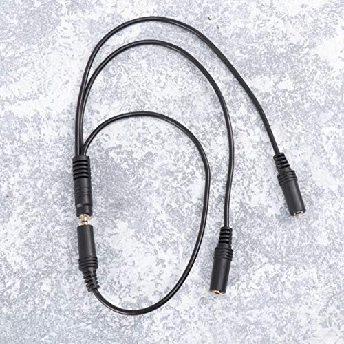 1pc 1 3 Headphone Jack Headphone Mic Headset Splitter Cable Mic Splitter Adapter 3.5mm Audio Cable Splitter Cable for Headset Splitter Cable 3.5mm Dual Earphones Stereo