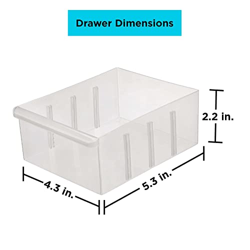 BLACK+DECKER Storage Organizer, 9 Drawer Modular Storage System, Easily Stackable (BDST40709FF)