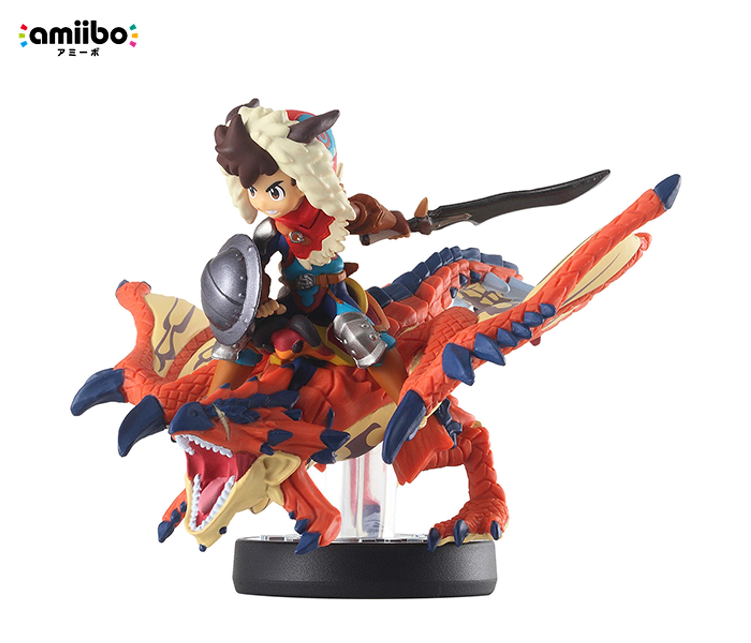 amiibo One-Eyed Rathalos and Rider (Male) - Moster Hunter Stories