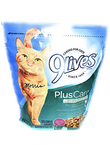 9Lives Cat Plus Care Dry Food 12oz #13291, 12 Ounce (Pack of 1), Multicolored