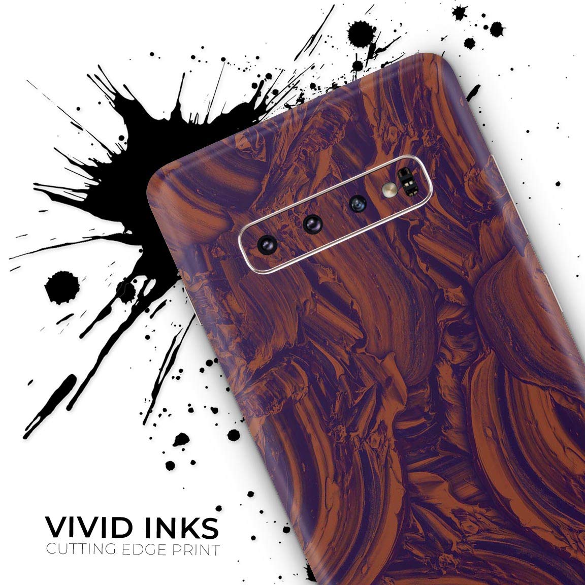 DesignSkinz Liquid Abstract Paint Remix V47 Protective Vinyl Decal Wrap Skin Cover Compatible with The Samsung Galaxy S20 (Screen Trim & Back Glass Skin)