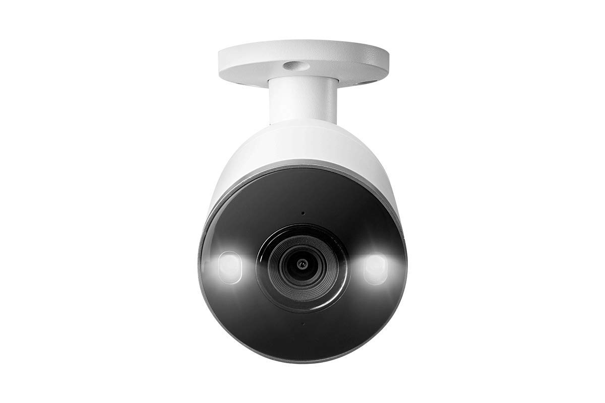 Lorex N4K3SD-1616WB 4K Smart Deterrence 16 Channel Surveillance System w/ N862A63B 4K 3TB Fusion NVR and 16 E892AB 4K Smart Deterrence Bullet Cameras