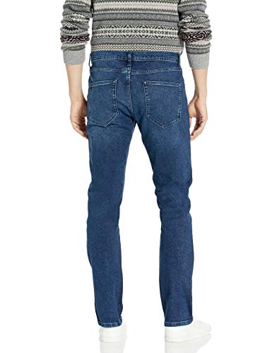 Amazon Essentials Men's Comfort Stretch Straight Slim-Fit Jean (Previously Goodthreads), Medium Indigo, 33W x 30L