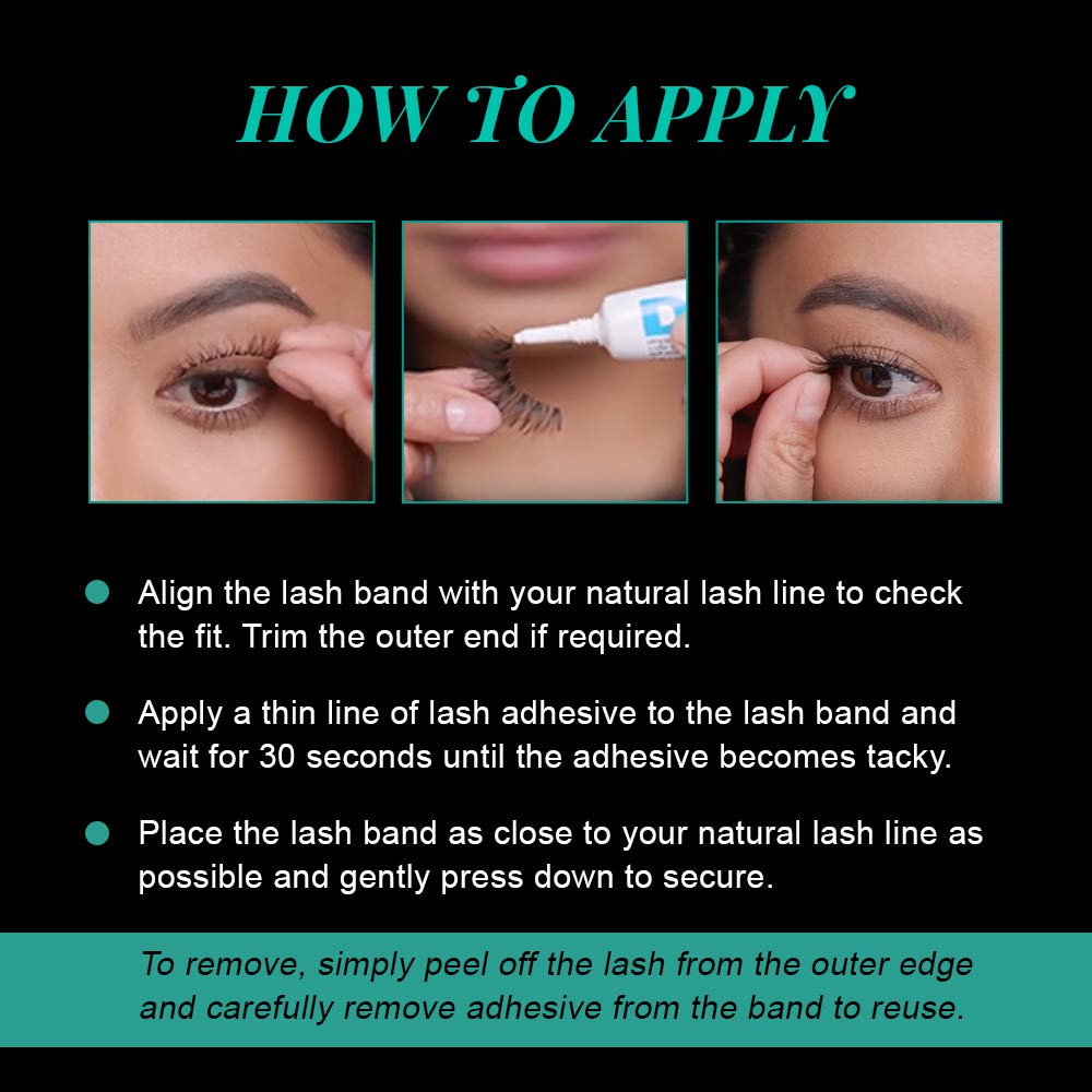 Ardell Natural Multipack Lashes #101 Black, 4 Pairs x 1 Pack