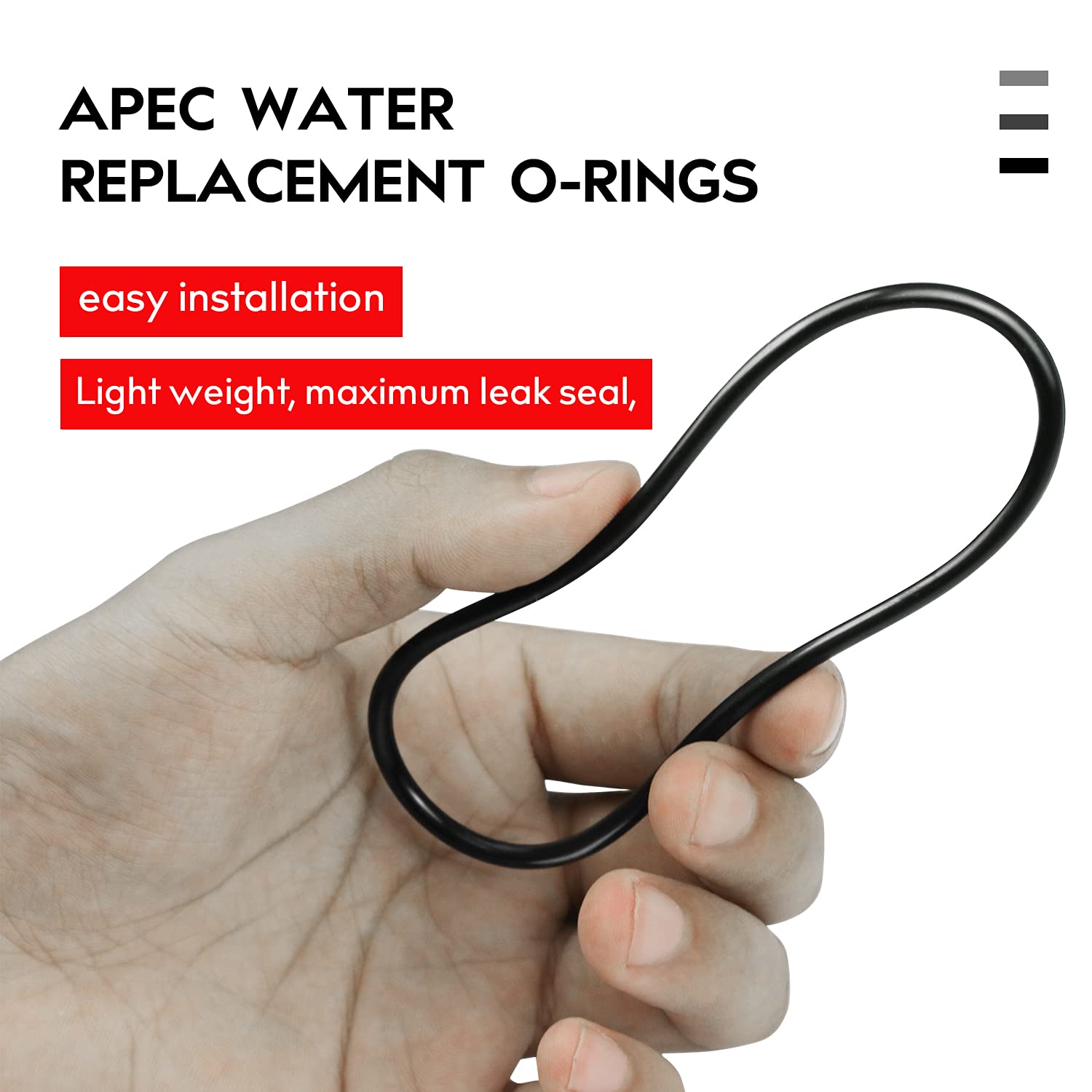 3.5" Replacement O-Ring For Compatible wirh Reverse Osmosis Water Filter Housings (3PCS)