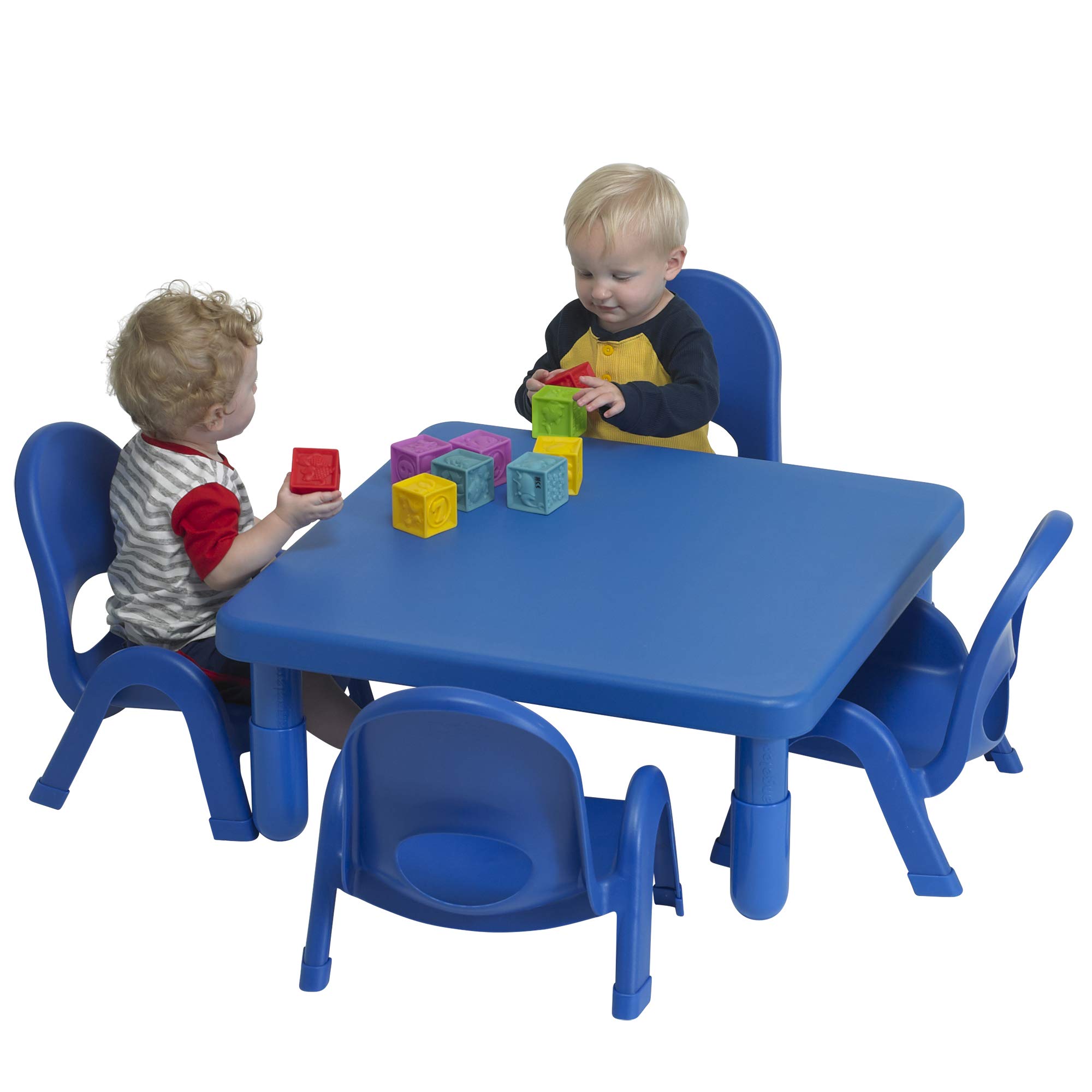 Angeles Kids Table and Chair Set Color: Royal Blue