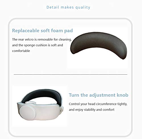 Adjustable Head Strap for Oculus Quest 2 VR Headset, Enhanced Support and Comfort in VR Gaming,Upgrades Head Strap for Oculus Quest 2 Accessories