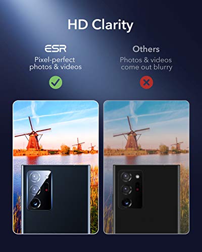 ESR Camera Lens Protector Compatible with Samsung Galaxy Note 20 Ultra [Scratch-Resistant] [Fingerprint-Resistant] [Ultra-Thin] Tempered Glass Camera Protector for Galaxy Note 20 Ultra, 2-Pack