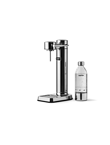 aarke - Carbonator III Premium Carbonator-Sparkling & Seltzer Water Maker-Soda Maker with PET Bottle (Stainless Steel)