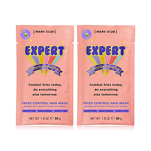MANE CLUB Expert Procrastinator Deep Conditioner, cruelty free, vegan, no sulfates or parabens — Pack of 2