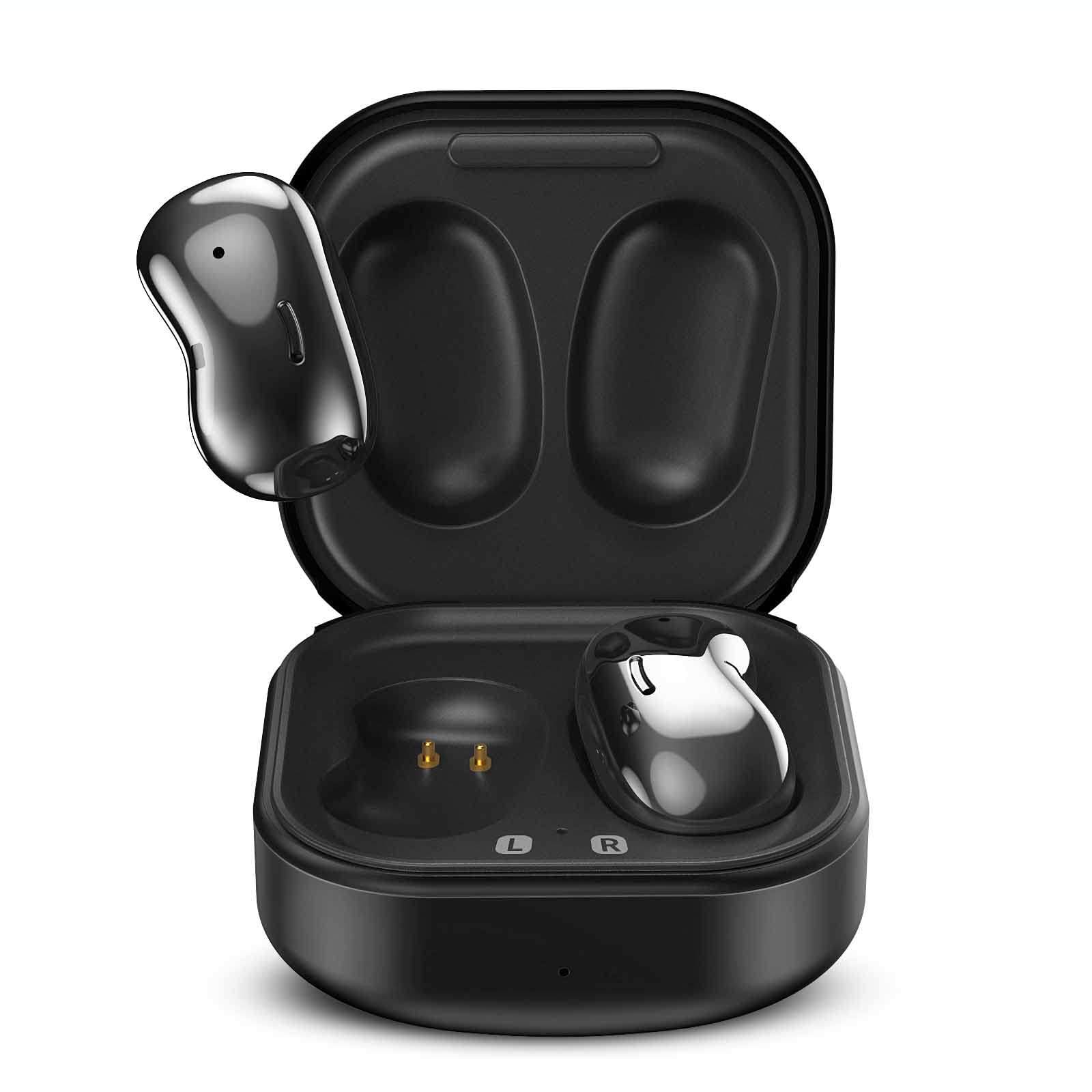 UrbanX Street Buds Live True Wireless Earbud Headphones for Samsung Galaxy S20 5G - Wireless Earbuds w/Active Noise Cancelling - Black (US Version with Warranty)