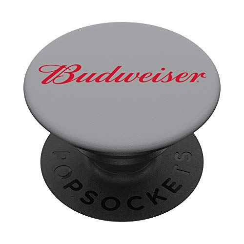 Budweiser Grey Script PopSockets Stand for Smartphones & Tablets