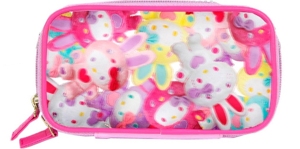 3D Hello Kitty Colorful Bunny Pouch for Nintendo 3DS