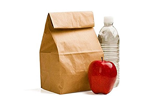 Green Direct Perfect Durable Brown Paper Lunch Bags Size Large for All Ages Pack of 100