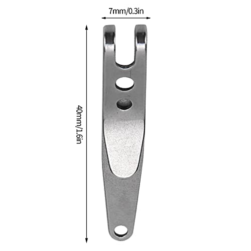 2PCS Suspension Pocket Clip, Multi Purpose Durable Suspension Clip Hanger for Hanging Knives, Suspension Pocket Clip for Outdoor Use