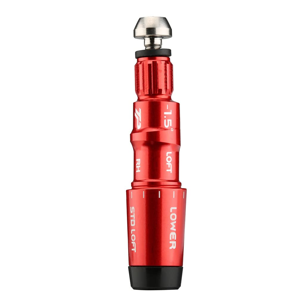 1pc RH 1.5 Degree Red Golf Shaft Sleeve Adapter Compatible with Taylormade M1 Tour Issue Driver Fairway Wood Tip .335