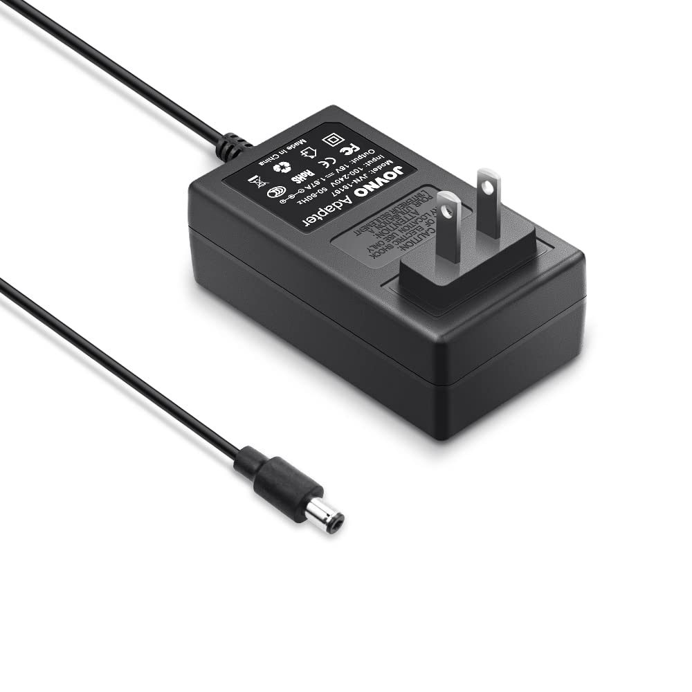 30W Power Cord Replacement Amazon Echo 4th Gen Charger for Echo 3rd Gen, Echo Plus 2nd Gen, Echo Show 2nd Gen, Echo Show 8, Echo Show 10 3rd Gen, Echo Show 15, JOVNO 18V 1.67A AC DC Adapter, 6.6ft