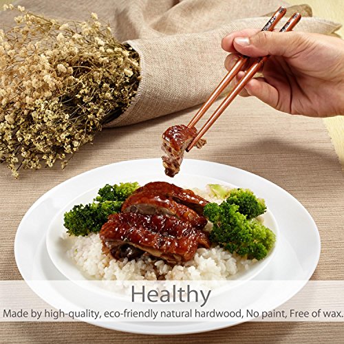 Chopstick Reusable Chinese Dragon and Phoenix Chopsticks with Holder and Carrying Bag Chinese Traditional Stylish Gift Set (2 Pairs)