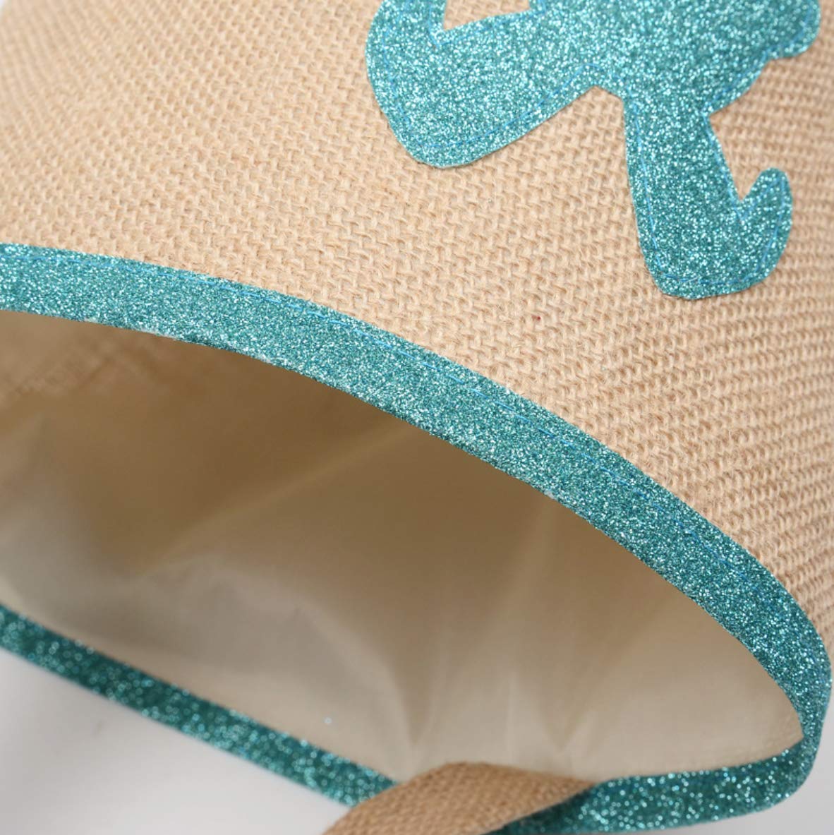 Easter Egg Basket For Easter Egg Hunt Burlap Easter Basket With Glittery Easter Bunny Print Bucket Bag Organizer For Toy Bins, Closet Hamper etc. (pink, 1) Nursery Decor