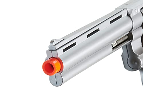 Airsoft 36S Spring Revolver Low Powered Airsoft Pistol Durable Plastic - Silver