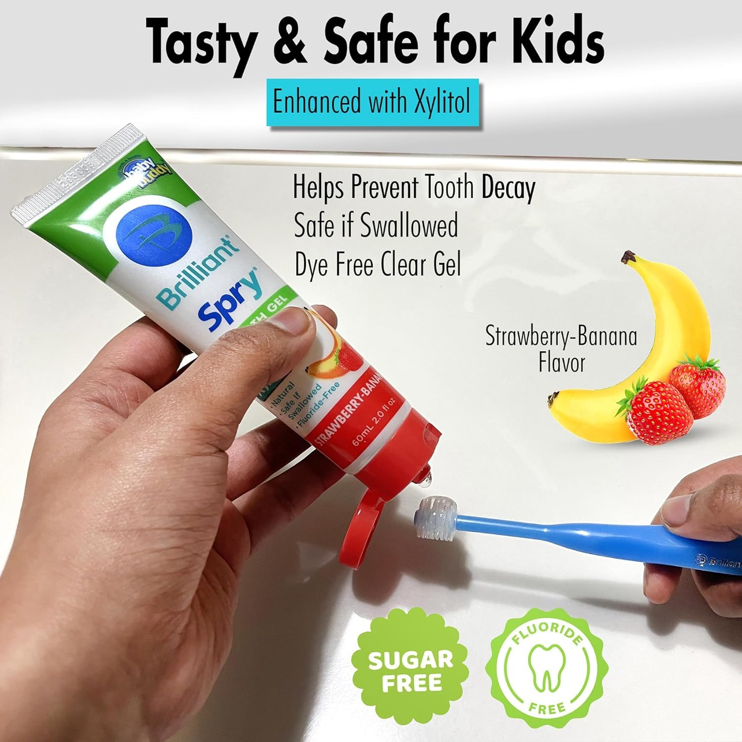 Brilliant Infant Oral Care Set by Baby Buddy, 5 PC, Includes Tooth Gel, Finger Toothbrush, Wipe-N-Brush, Baby's 1st Toothbrush, Baby Toothbrush, Silicone Bristle Toothbrush - Teethers, Green