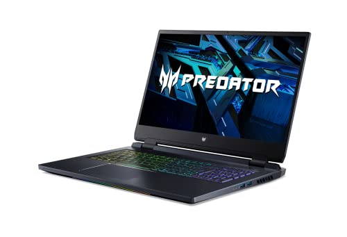 Acer Predator Helios 300 Gaming Laptop | 12th Gen Intel i7-12700H | GeForce RTX 3060 GPU | 17.3" Full HD 144Hz 3ms IPS Display | 16GB DDR5 | 512GB Gen 4 SSD | Killer Wi-Fi 6E | PH317-56-70XJ