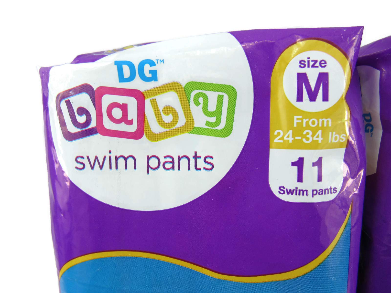 Baby Swim Pants Medium 24-34 Lbs (2 Packs)
