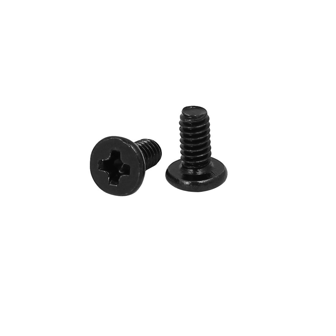Aexit CM2x4mm Black Cleaning & Repair Zinc Plated Phillips Laptop Computer PC Repair Computer Screws Screw 100pcs