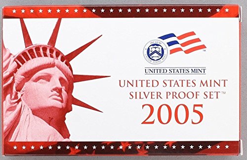 2005 S U.S. Mint 11-coin Silver Proof Set - OGP box & COA Proof