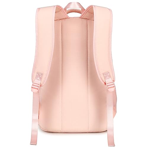 abshoo Lightweight Travel Backpack For School Women Girls Laptop Backpack College Water Resistant Daypack Bookbag (Pink)