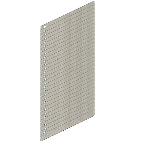30 Pack 9mm Stainless Steel Snap-Off Blade Hobby Knife Blades Vinyl Wraps Cutter Blades (Silver 30Pcs)