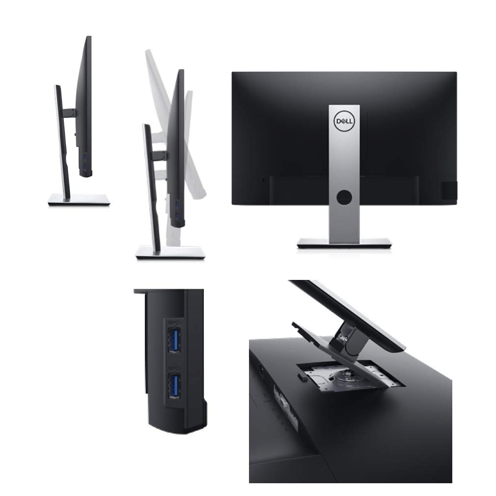 Dell P2720DC 27-Inch QHD 2560 x 1440 DisplayPort, USB-C, HDMI IPS Wide Angle Monitor (Renewed)