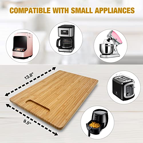 Appliance Sliders for Kitchen Appliances, Sliding Tray for Coffe Maker, Espresso Coffee Machine, Air Fryer, Kitchen Stand Mixer, Toaster, Kitchen Sliders for Counter (9.5” X 13.8”)