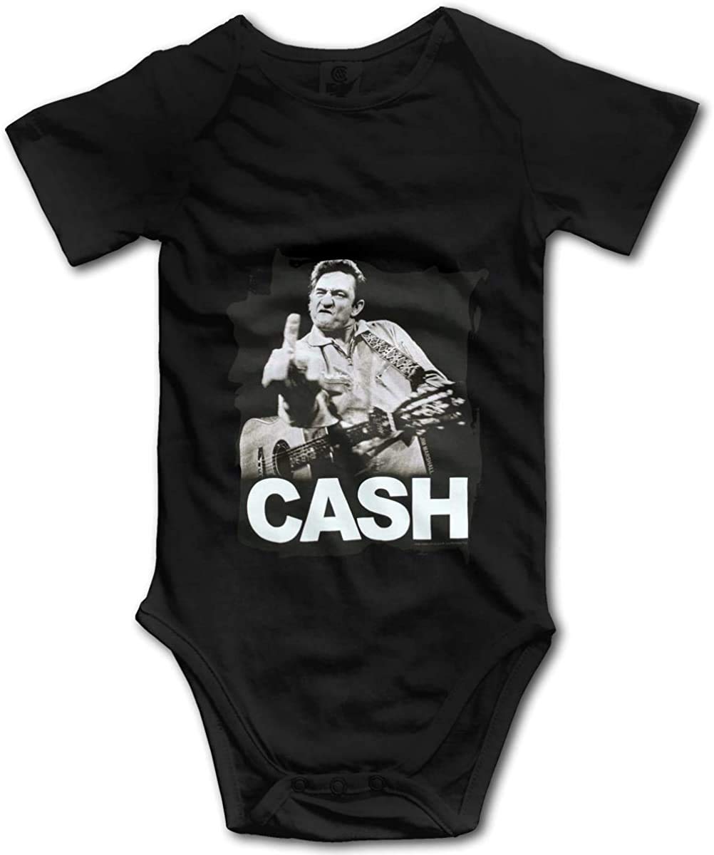 Dear Cash Bodysuit Girl boy Infant Toddler Baby Clothes Creeper Black