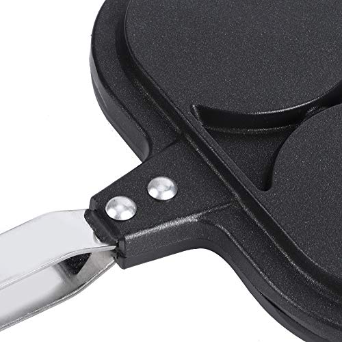 4 Cup Egg Frying Pan, Lovely Cartoon Breakfast Non Stick Frying Pan Aluminium Alloy Cookware Suitable For Gas Stove Breakfast Egg Double Sided Pancake Pans With Designs