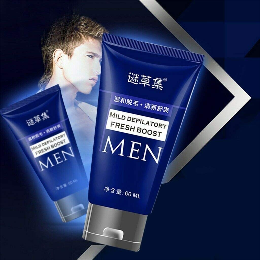 AFGQIANG Permanent Hair Removal Cream Depilatory Paste Beard Moustache Remover Cream