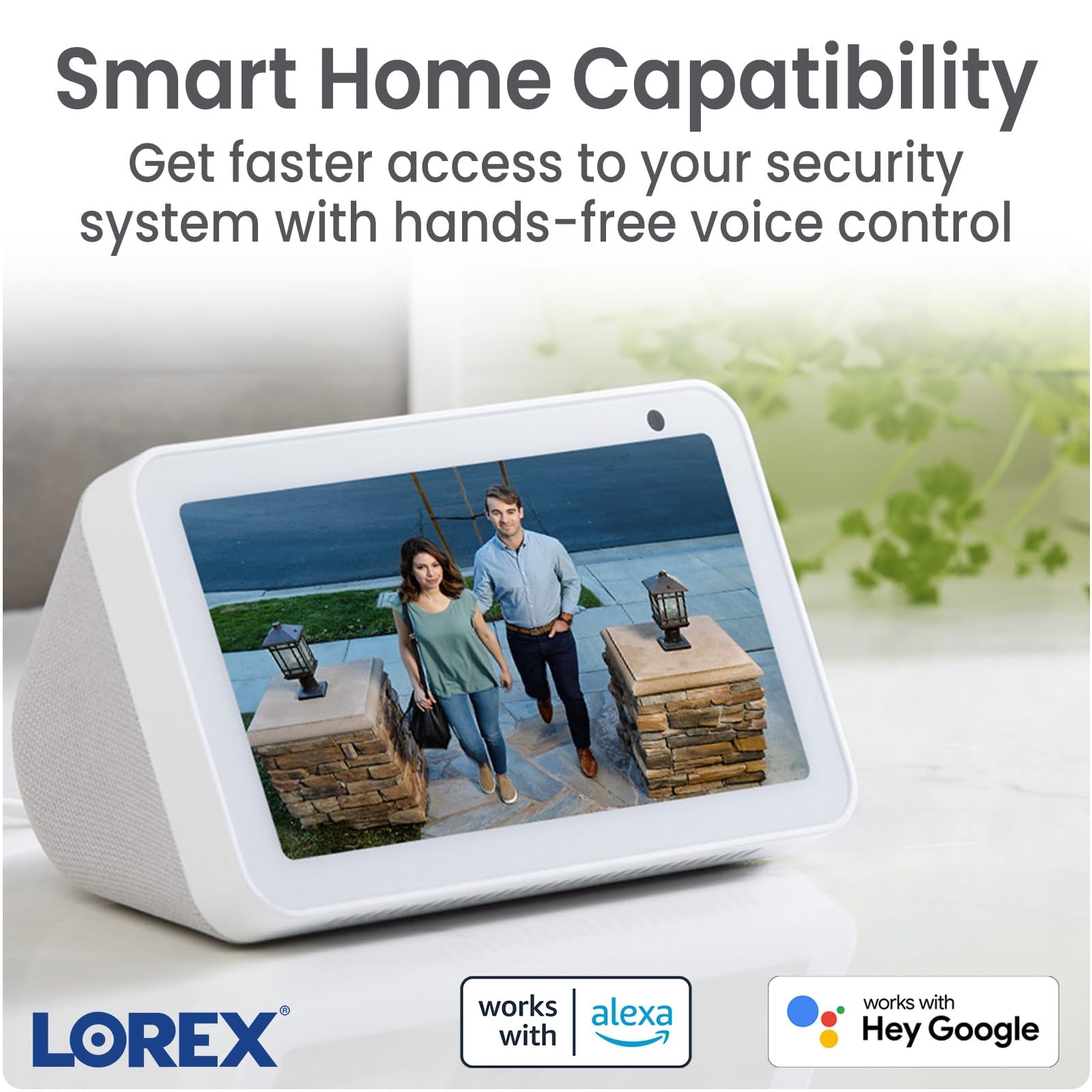 Lorex 2K 8 Channel Wire-Free Security Camera System with 6 Battery-Operated Active Deterrence and Person Detection Indoor/Outdoor Cameras (1TB)
